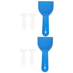 6 pcs deicing shovel mini fridg mini portable fridge car tools refrigerator mini fridge ice scraper defroster ice removal scoop ice shovel ice scoop windshield window scraper pp