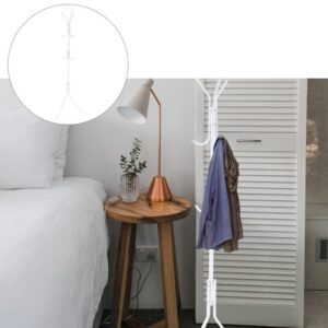 LUKEO Hanger Standing Tree Coat Clothes Hat Floor Metal Stainless Jacket Stand Steel Organizer Garment Hanging Clothing