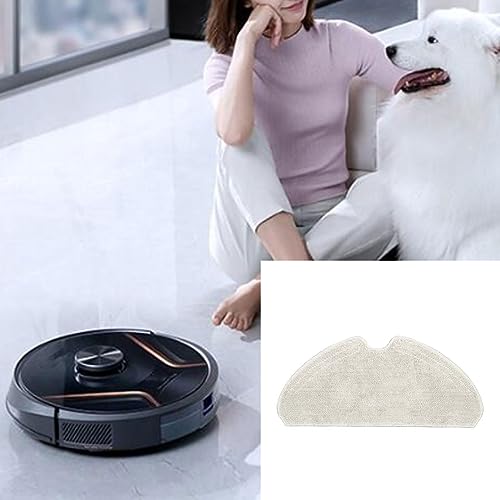 5pcs Mop Cloth Robotic Vacuum Cleaner Spare Replacement Mopping Cloths Wipes Sweeping Parts Compatible For D10S/D10S Vacuum Cleaner Cleaning Supplies Mop Cloth Accessories Floor Cleaning Tools