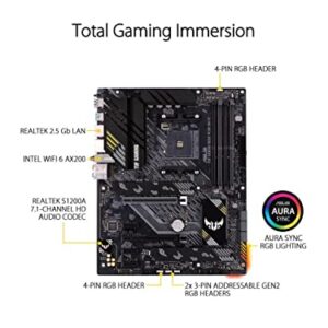 Micro Center AMD Ryzen 5 5600X Processor 6-core Bundle ASUS TUF Gaming B550-PLUS WiFi AM4 ATX Motherboard and PowerSpec 650W 80+ Gold Fully Modular PSU