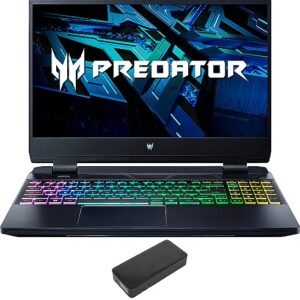 acer Predator Helios 300 Gaming & Entertainment Laptop (Intel i7-12700H 14-Core, 64GB DDR5 4800MHz RAM, 2x8TB PCIe SSD (16TB), GeForce RTX 3060, 15.6" 165 Hz Win 11 Pro) with DV4K Dock