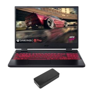 acer nitro 5 gaming & entertainment laptop (amd ryzen 7 6800h 8-core, 64gb ddr5 4800mhz ram, 2tb pcie ssd, geforce rtx 3070 ti, 15.6" 165 hz quad hd (2560x1440), win 11 home) with dv4k dock