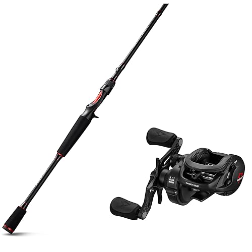 Piscifun Carbon XCS Baitcasting Reel and Rod Combo, 7' MH M 2Pcs Baitcaster Rod, 5.5oz Ultraliught Baitcasting Reel, 8.1:1 Right Handed Baitcasting Fishing Reel