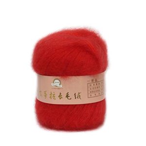 BELOWSYALER Soft Mohair Cashmere Wool Knitting Yarn Hand Knitwear Yarn DIY Shawl Scarf Crochet Thread Supplies