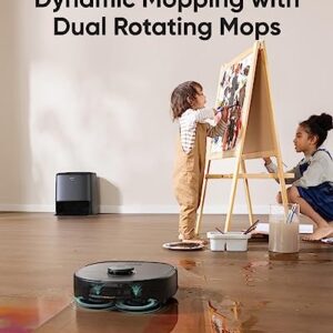 eufy Clean X9 Pro CleanerBot with MopMaster™ Adaptive Pressure Cleaning, 2 Rotating Mops, Carpet Detection with 12 mm Auto-Lifting Mops, Auto-Clean Station, 5,500 Pa Suction, and AI OBS