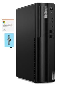 lenovo thinkcentre m75s gen 2 sff school & business mini desktop (amd ryzen 5 pro 4650g 6-core, 64gb ram, 2tb sata ssd, amd radeon, hdmi, win 11 pro) with ms 365 personal, dockztorm hub