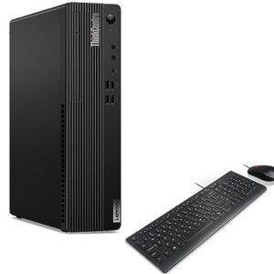 Lenovo ThinkCentre M75s Gen 2 SFF School & Business Mini Desktop (AMD Ryzen 5 PRO 4650G 6-Core, 16GB RAM, 256GB PCIe SSD + 2TB HDD (3.5), Win 11 Pro) with MS 365 Personal, Dockztorm Hub