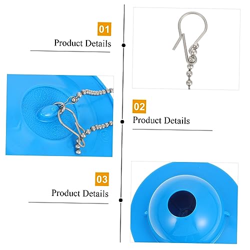 DOITOOL 1 PC Rubber Plug Drain Valve Toilet Repair Kit Toilet Seal Flapper Toilet Tank Replacement Kit Toilet Pvc Flapper Toilet Pvc Ring Flapper Toilet Drain Flush Valves Adjustable Suite