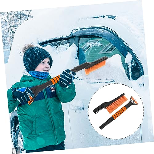 VICASKY Snow Shovel Snow Scraper for Car Glass Squeegee Snow Brush for Car Auto Snow Removal Tool Car Snow Scraper and Brush Car Scraper Ice Brushes Snow Removers Car Snow Remover Deicing