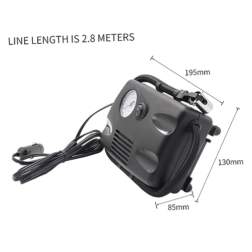 Vaguelly car tire inflator air inflator for Tires 12V Tire Inflator Electric Air Compressor High Pressure Tire Inflator Tire Inflator for Car tire Pressure Gauge Multifunction