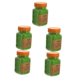 dechous 5pcs 1 sponge landscaping tree powder artificial moss diorama moss for plants miniatures fake grass decorative faux green dry grass mixed model diy supplies landscape materials