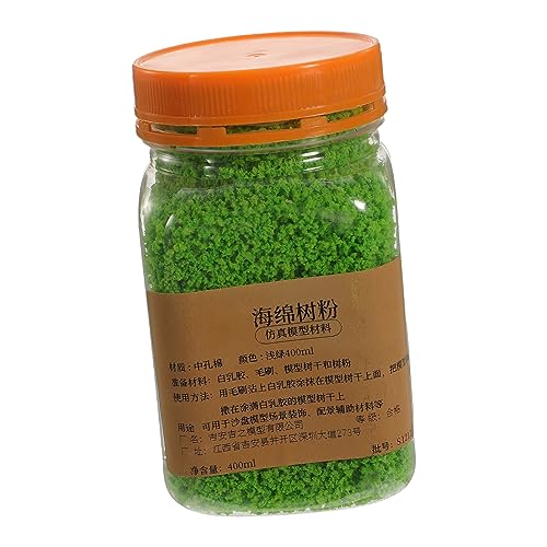 DECHOUS 5pcs 1 Sponge Landscaping Tree Powder Artificial Moss Diorama Moss for Plants Miniatures Fake Grass Decorative Faux Green Dry Grass Mixed Model DIY Supplies Landscape Materials