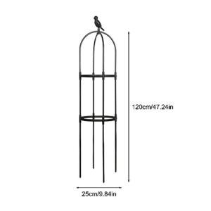 Climbing Vine Rack Rose Trellis Outdoor 120cm Home for Garden Balcony Durable Clematis Plants Plant Support Frame