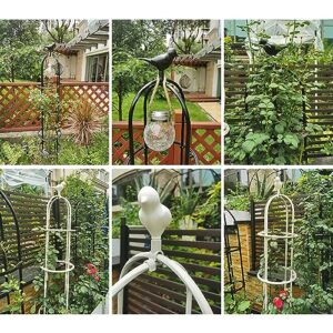 Climbing Vine Rack Rose Trellis Outdoor 120cm Home for Garden Balcony Durable Clematis Plants Plant Support Frame