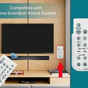 Replacement Remote Control Fit for Bose Wave SoundTouch Music Radio (SystemIII IV II I) AWRCC1 and AWRCC2