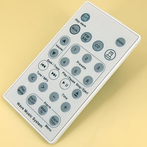 Replacement Remote Control Fit for AWR1B1 AWR1B2 AWRCC4 AWRCC5 AWRCC8 for Bose Wave Music System