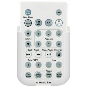 Replacement Remote Control Fit for AWR1B1 AWR1B2 AWRCC4 AWRCC5 AWRCC8 for Bose Wave Music System