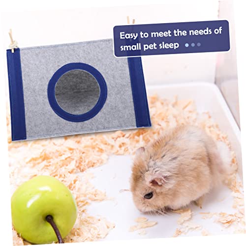 BESTOYARD 2pcs Hamster nest Chinchilla Bed Bunny Hideout Corner Hideaway Guinea Pig Chinchilla Corner Hideout Bedding for Guinea Pigs Warm Small Pet Animals Bed cage Hanging Felt Cloth