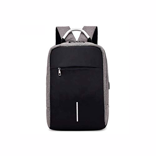 TARVIK Backpack Men's 15-inch Laptop Men's Backpack Fashion Code Lock Anti-theft Backpack Travel Travel Luggage School Bag (Color : Gray)