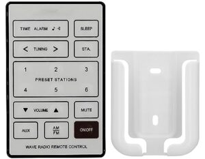 replacement remote control fit for bose wave radio/cd awr1-2w awr1-1w