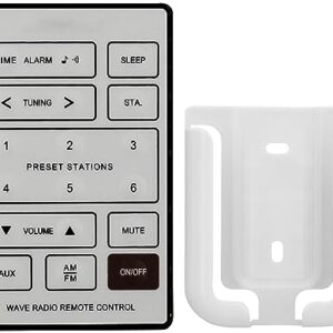 Replacement Remote Control Fit for Bose Wave Radio/CD AWR1-2W AWR1-1W