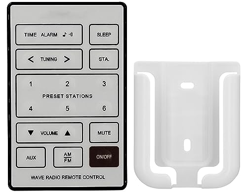 Replacement Remote Control Fit for Bose Wave Radio/CD AWR1-2W AWR1-1W