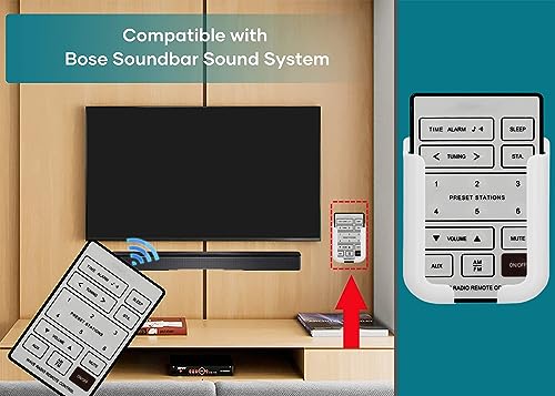 Replacement Remote Control Fit for Bose Wave Radio/CD AWR1-2W AWR1-1W