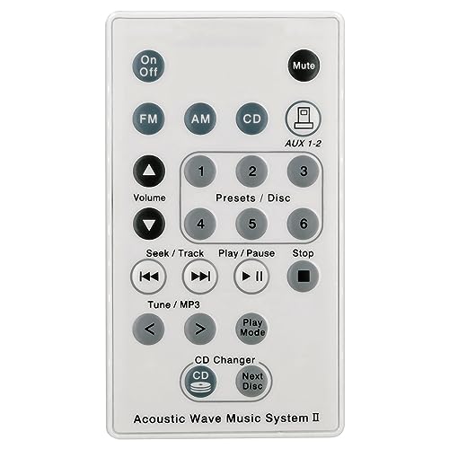 Replacement Remote Control for Bose Acoustic Wave Soundtouch Music Radio System IV III II AW-1 AW1 CD3000