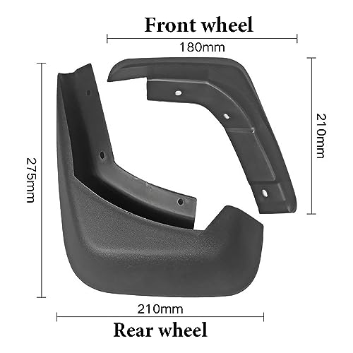 Car Mud Flaps Compatible with Volvo S60 2010~2019 Auto Mudflap Splash Guard Front Rear Mud Fender Mudguards Car Accessories Mudguard