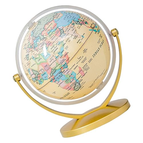 Hohopeti Universal Earth Instrument Desk Toys Mini Toys for Kids Retro Home Decor Revolving Globe 3d Interactive Children Globe Plastic Tellurion Globe Rotating Globe Decor Tabletop Craft