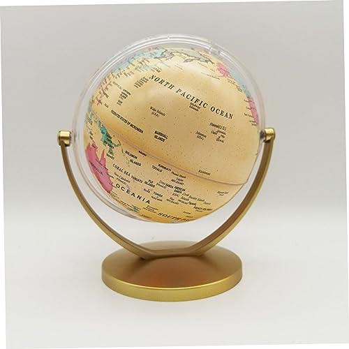 Hohopeti Universal Earth Instrument Desk Toys Mini Toys for Kids Retro Home Decor Revolving Globe 3d Interactive Children Globe Plastic Tellurion Globe Rotating Globe Decor Tabletop Craft