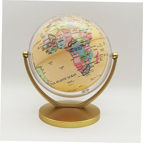 Hohopeti Universal Earth Instrument Desk Toys Mini Toys for Kids Retro Home Decor Revolving Globe 3d Interactive Children Globe Plastic Tellurion Globe Rotating Globe Decor Tabletop Craft