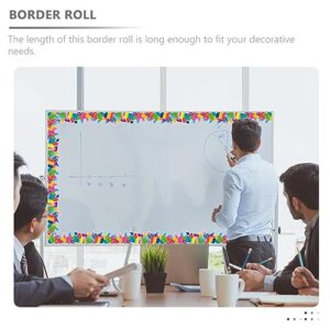 Ciieeo 1 Roll Stickers Decor Chalkboard Festival Accessories Bulletin Board Supplies wear-Resistant Bulletin Board Border Child PVC self-Adhesive Classroom Supplies Cartoon