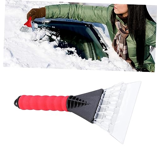 Vaguelly 2pcs windscreen ice Scraper Metal ice Scraper Plastic ice Scraper car Squeegee Gifts for Cars Automotive Gifts car Scraper Plastic Scraper Blades Snow Scraper Window