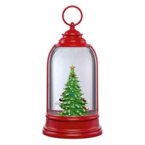 Disney Holiday Lantern ~ Christmas Tree Snow Dome Water Globe Glitter (Pack of 1)