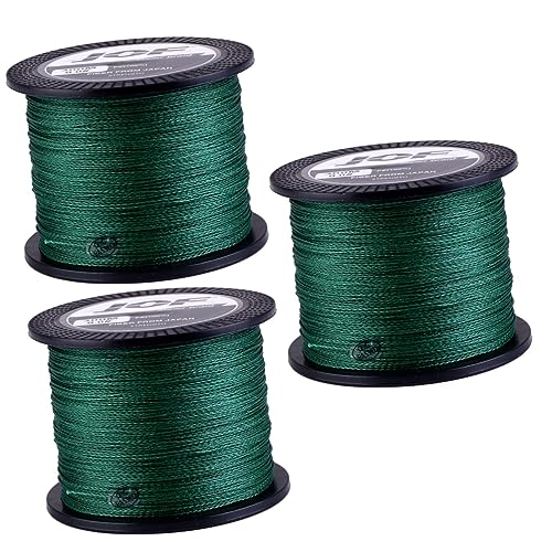 BESPORTBLE 3pcs 4 Fishing line Fishing Accessories 4 Strands Fishing Tool Beading Craft line Stealth Braid Fishing Braid Braided Fishing Wire Fishing Supplies Sensitive pe Weave Fishing Rope