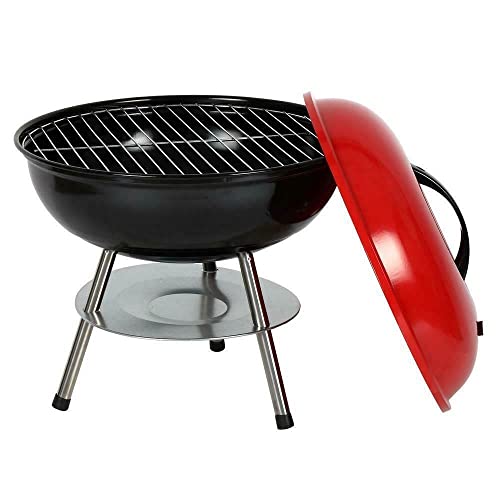 Christmas gift Portable Enamel Charcoal Grill Burner 14-In Outdoor Camping Bbq Cooking