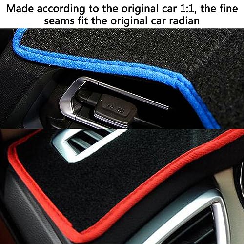 Fit for Volvo S60 2010-2017 LHD,Car Dashboard Cover,Non-Slip Pad Carpet,Dashboard Center Console Cover Dash Mat,Dash Cover mat