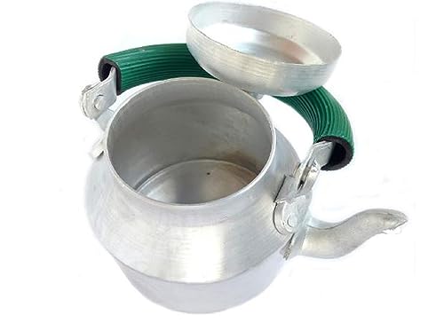 USA Deals 365 Indian Style Handicrafts Aluminium Serving Tea, Coffee Pot Tea Kettle (Aluminium 500 ml)