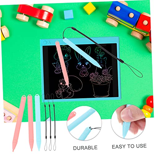 Mikikit 4 Sets LCD Drawing Board Pen LCD Drawing Tablet LCD Writing Tablet for Stylus Pen for Tablet Board Stylus Writing Supplies & Correction Supplies Writing Tablet Pen Pens