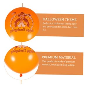 NOLITOY 90 pcs thanksgiving balloons Pumpkin Party Balloons Autumn Turkey Balloon party supplies fall garland orange ballon orange decorations Theme Latex Balloons Festival Balloons unique