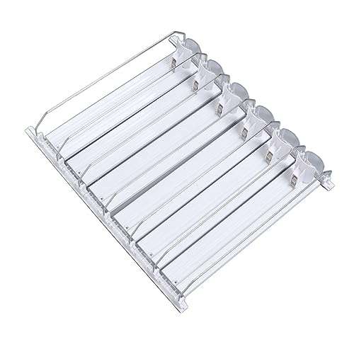 Refrigerator Soda Can Organizer, Drink Automatic Pusher Glide ABS Width White for Supermarkets (31cm)