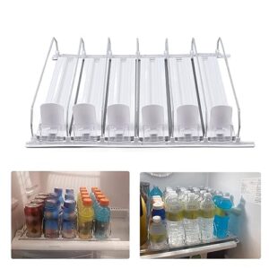 Refrigerator Soda Can Organizer, Drink Automatic Pusher Glide ABS Width White for Supermarkets (31cm)