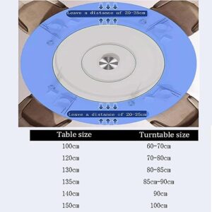 DOUKI Glass Lazy Susan Serving Turntable 30" Rotating Serving Tray For Dining Table Large Tabletop Rotating Tray, Lazy Susan Heavy Duty Turntable (Color : Gold, Size : 36inch(90cm))