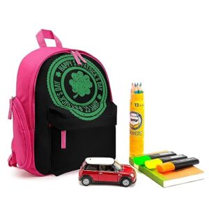 St Patrick Day Backpack Lightweight Travel Work Bag Casual Daypack Business Laptop Backpack for Women Men