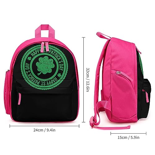 St Patrick Day Backpack Lightweight Travel Work Bag Casual Daypack Business Laptop Backpack for Women Men