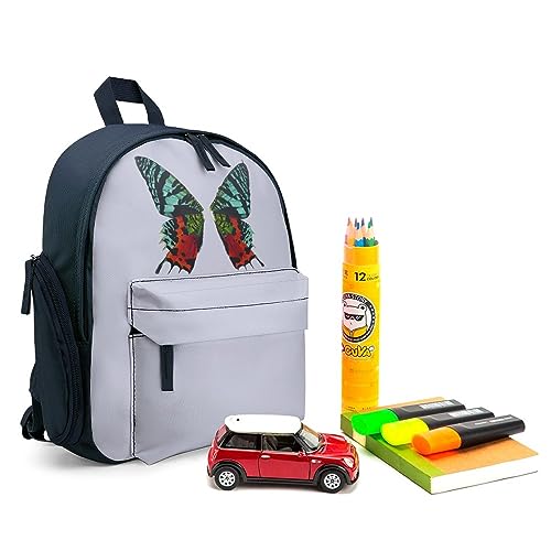 Colorful Butterfly Backpack Lightweight Travel Work Bag Casual Daypack Business Laptop Backpack for Women Men