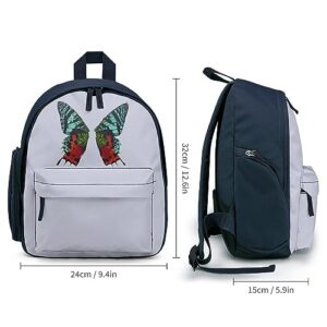 Colorful Butterfly Backpack Lightweight Travel Work Bag Casual Daypack Business Laptop Backpack for Women Men