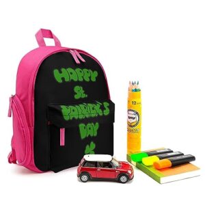 Saint Patricks Day Backpack Lightweight Travel Work Bag Casual Daypack Business Laptop Backpack for Women Men