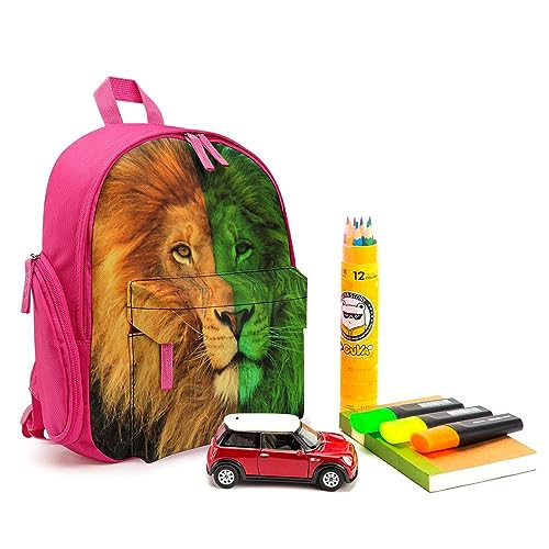 Afirca King of The Animal Lion Backpack Lightweight Travel Work Bag Casual Daypack Business Laptop Backpack for Women Men